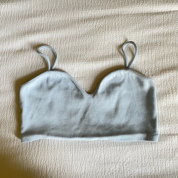 Zara | Tops | Zara Blue Top | Poshmark